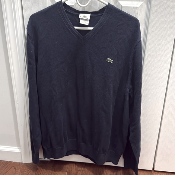 Lacoste | Sweaters | Mens Lacoste V Neck Sweater Size 7 | Poshmark